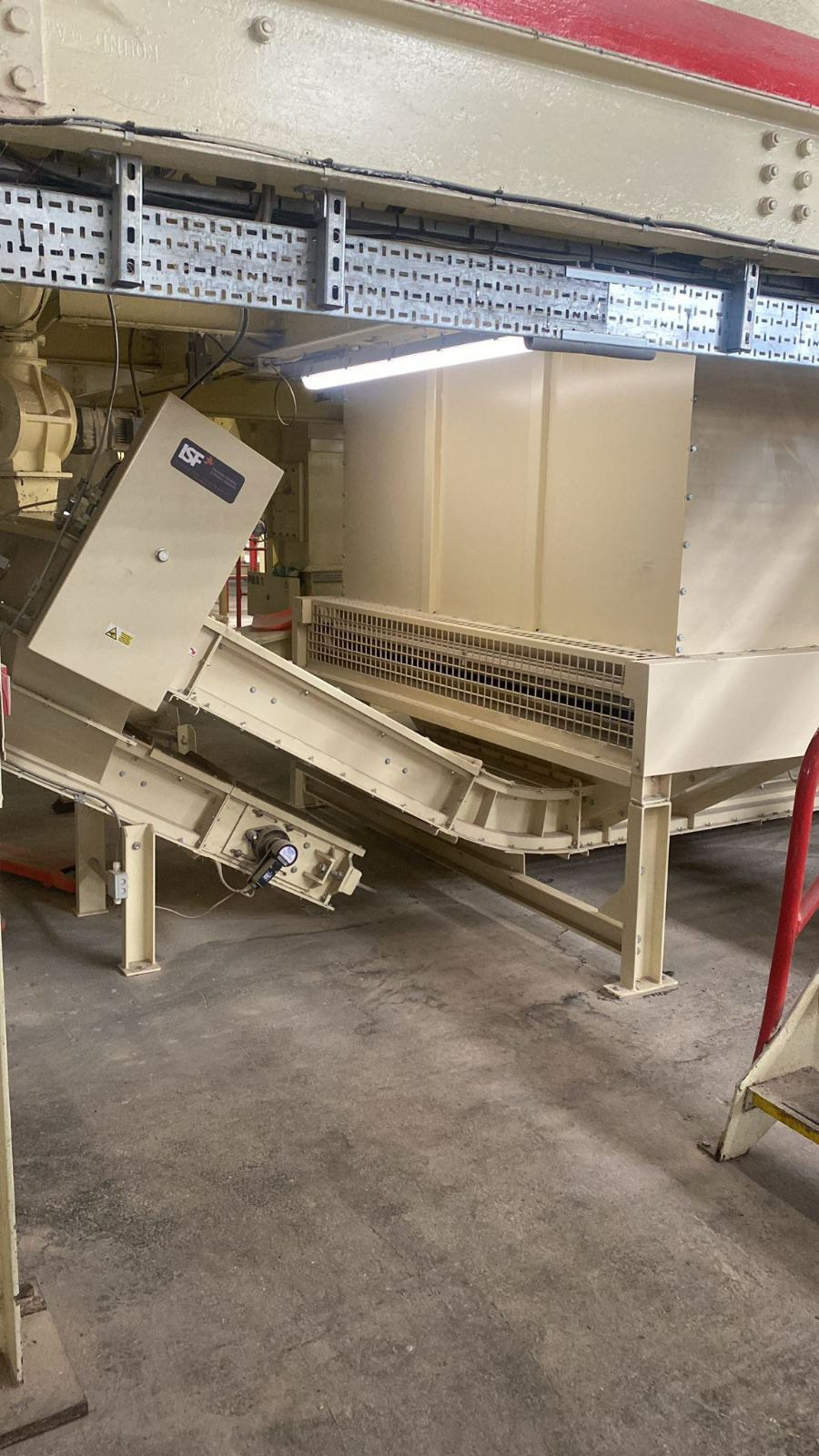 Designing & installing a bespoke cooler under hopper with integrated ...